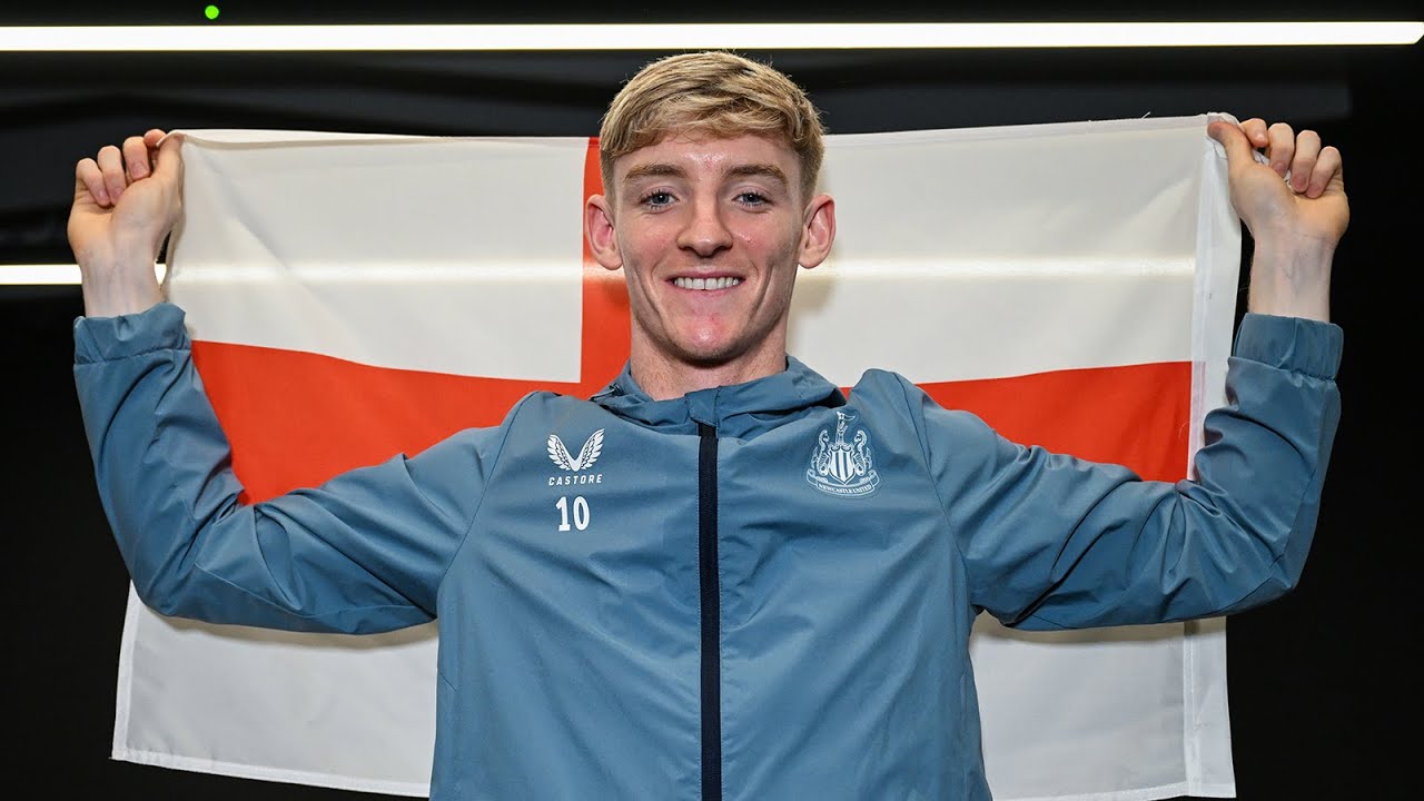 INTERVIEW | Anthony Gordon reacts to his first England call-up - YouTube