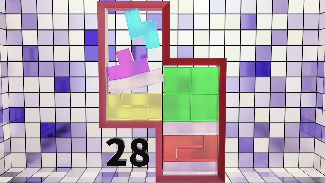 Tetris Block Frame - Softbody Tetris with Z Frame 8 - YouTube