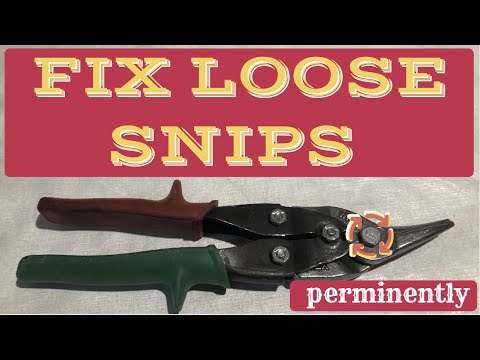 Permanently Fix Loose Snips - YouTube
