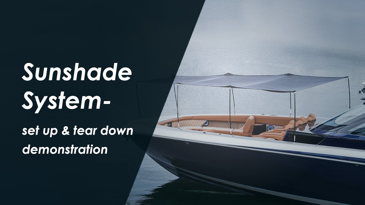 Marine Town | SunShade System - Set Up & Tear Down Demonstration - YouTube