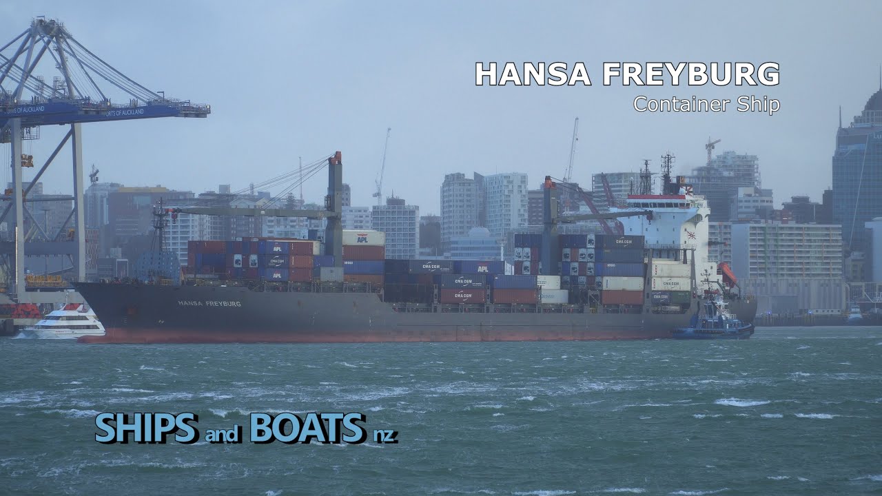 Hansa Freyburg - Container Ship - YouTube
