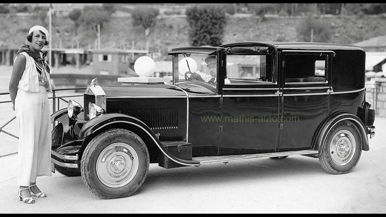DIAPORAMA - Les voitures Mathis de 1912 à 1935 - YouTube