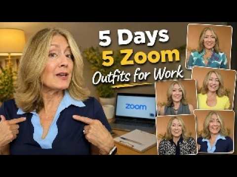 5 Days 5 Zoom Outfits for Work | What to Wear for Different Types of Zoom Meetings | Zoom Chic Style