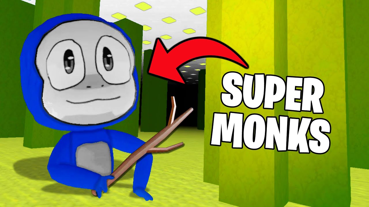 I Got MOD in SUPER MONKS (Laser Tag, Backrooms, Sandbox) - YouTube
