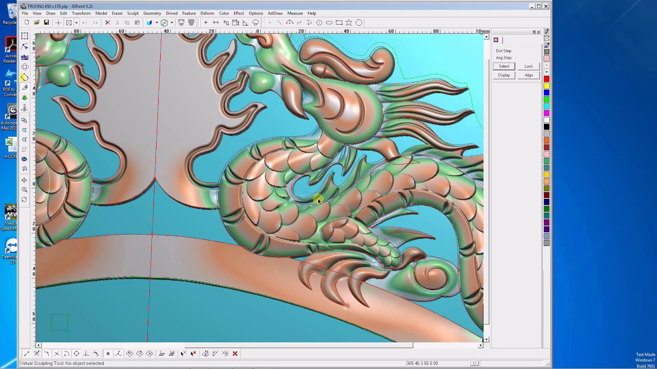 JDPAINT dùng trên màn hình full HD - YouTube