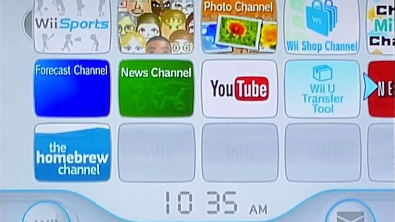My Entire Wii Menu - YouTube