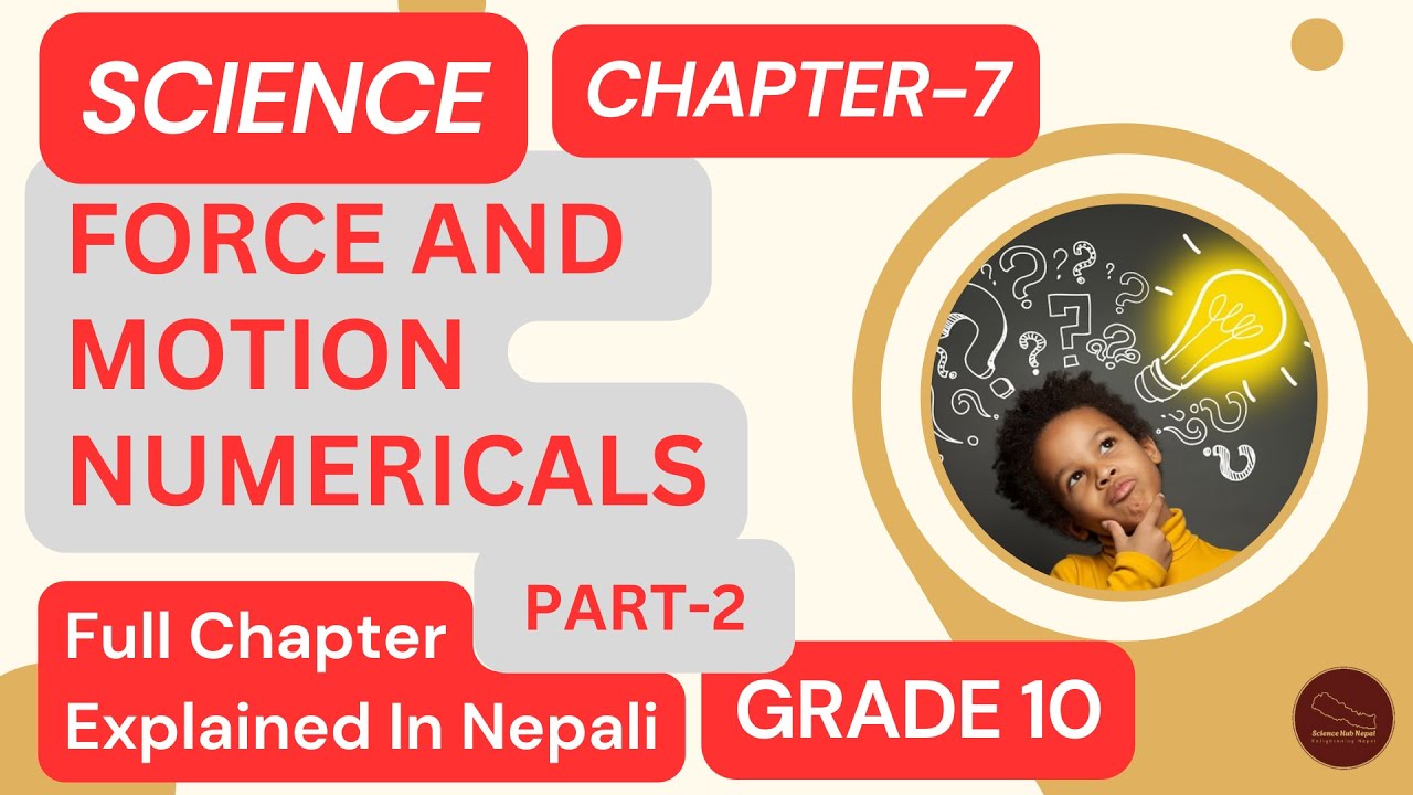 Force and Motion | Important Numericals | Class 10 Science | SEE Nepal ...