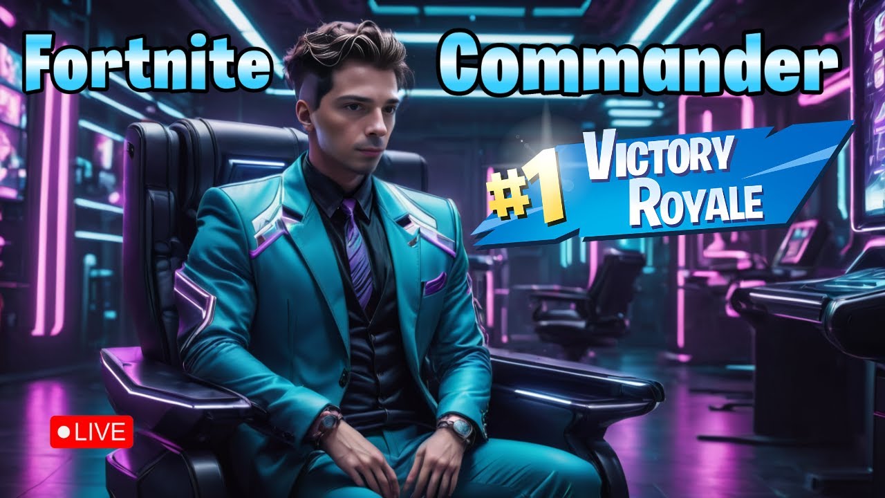 🔴LIVE Commander Fortnite Gameplay - ONLY W'S ! - YouTube