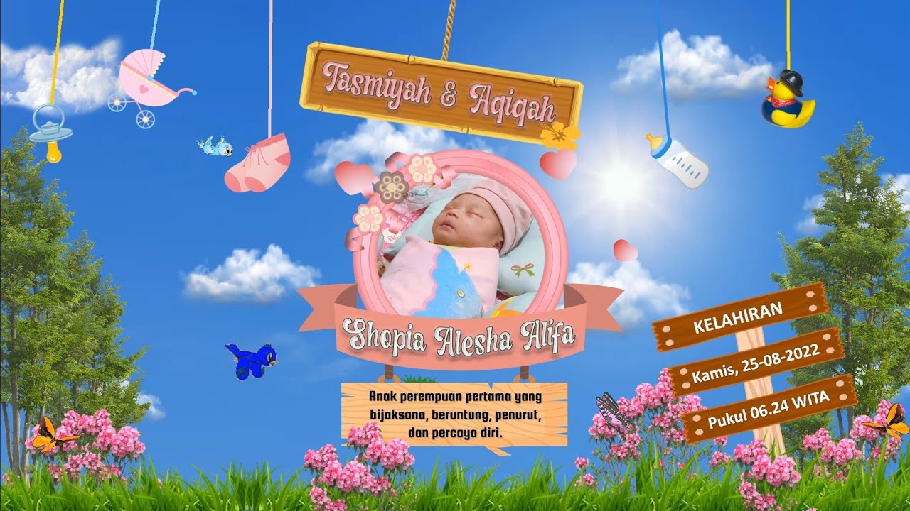 Download Animasi Undangan Digital Tasmiyah dan Aqiqah - Gratis ...