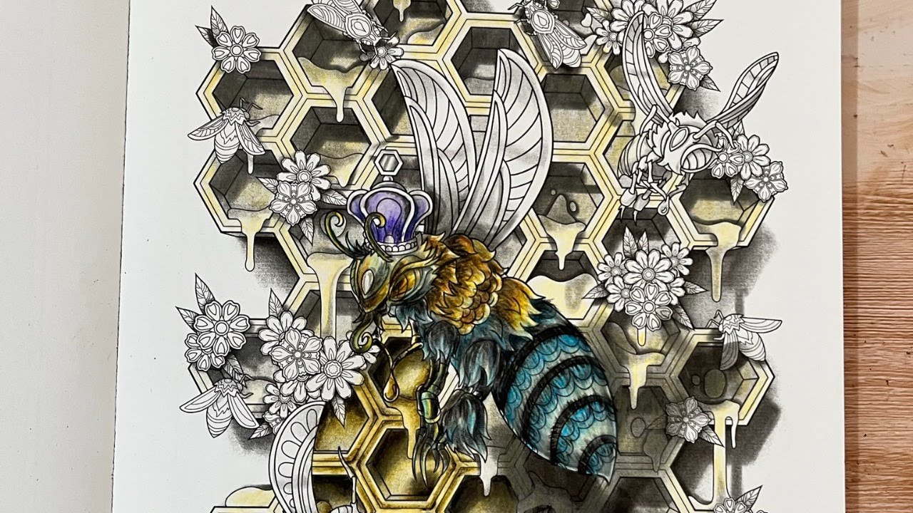 Continuing in 3D Dimensions - Queen Bee - YouTube