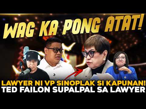 GOOD NEWS NGAYON! ATTY. JUSTINE GULAR SINOPLAK SI KAPUNAN AT LUISTRO! TED FAILON NAKATIKIM DIN