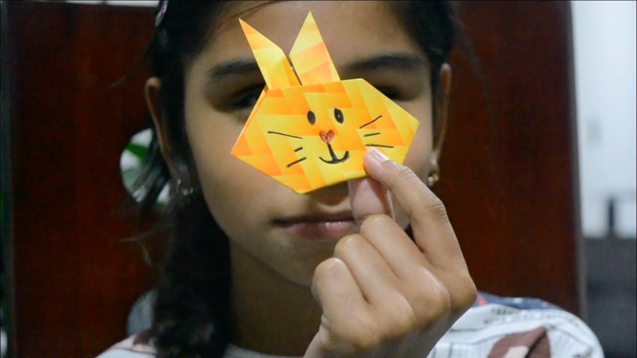 COMO HACER UN CONEJITO DE PAPEL- TUTORIAL - YouTube