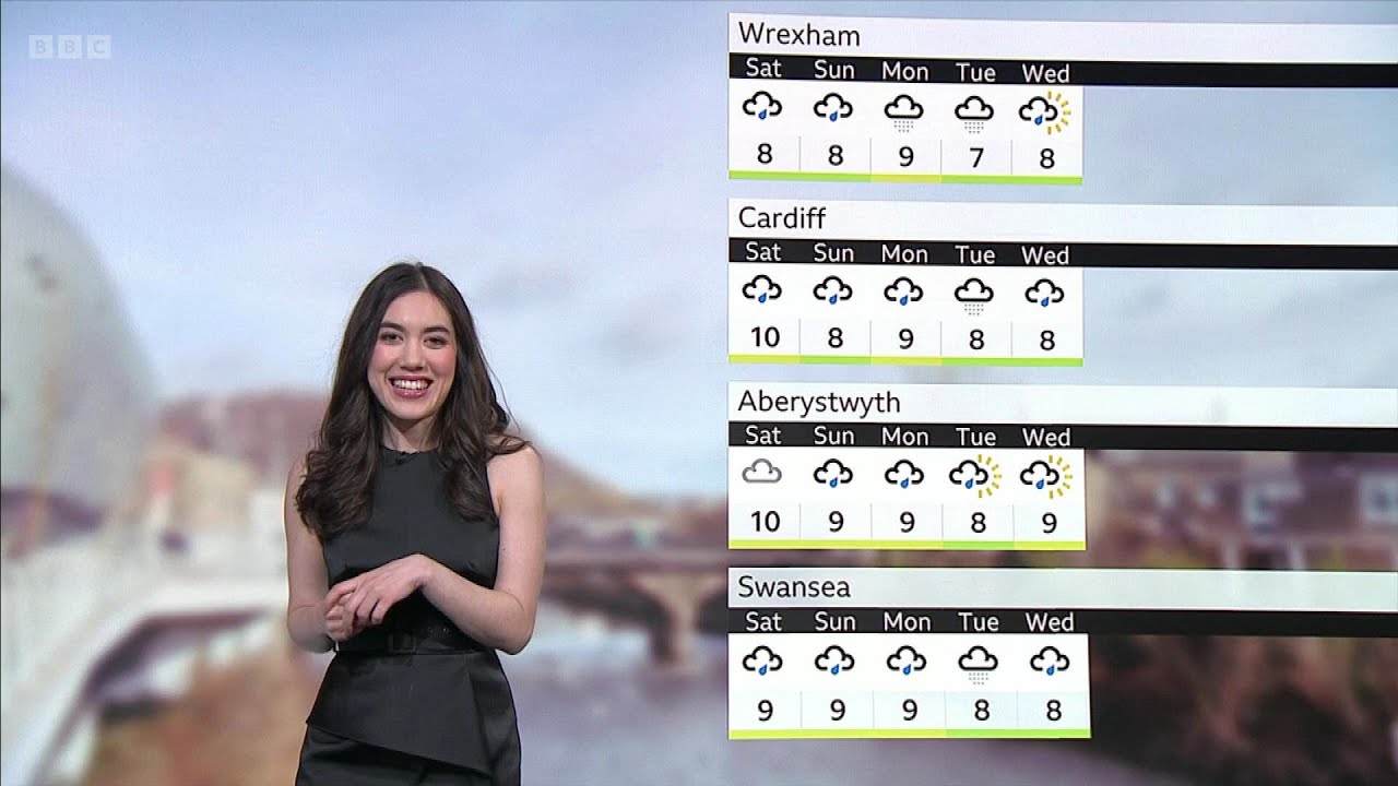 Sabrina Lee - BBC Wales Weather 14Jan2026 - YouTube