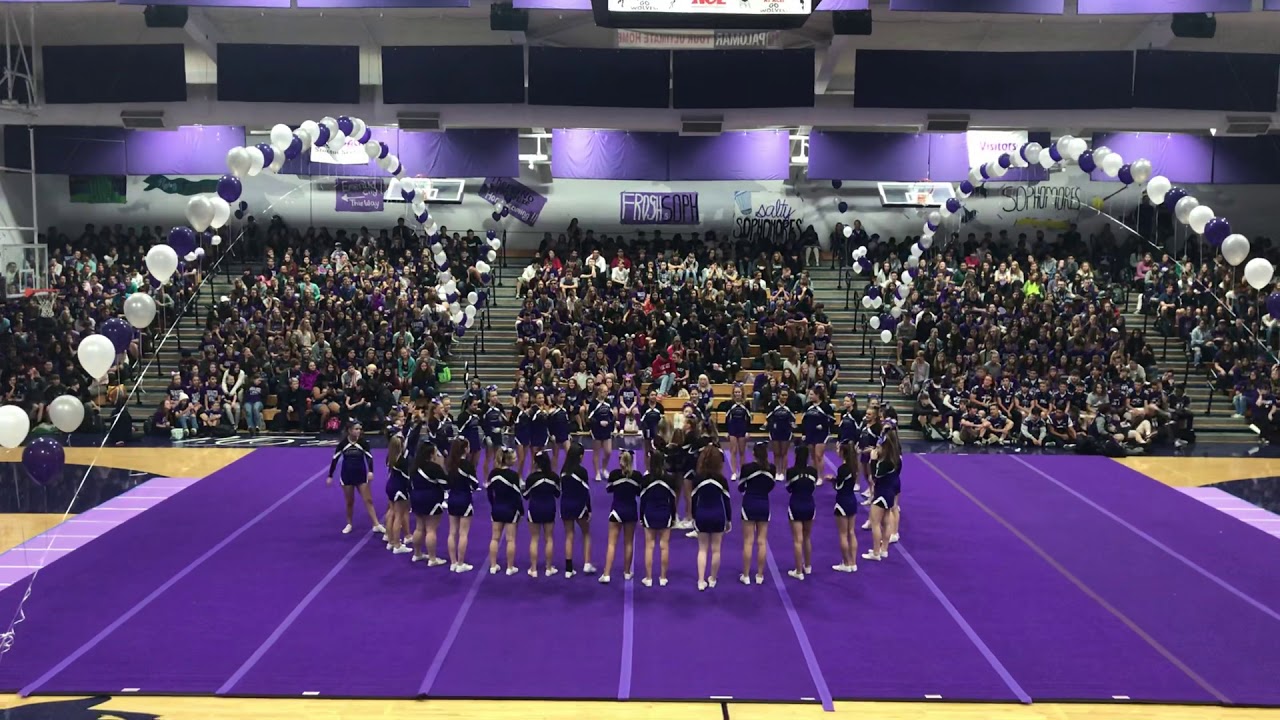 Shasta Cheer Homecoming Rally 10/5/18 - YouTube