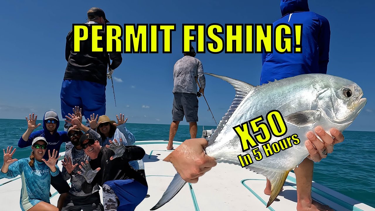 50 PERMIT CAUGHT!! Epic Fishing Adventure In The Florida Keys! - YouTube