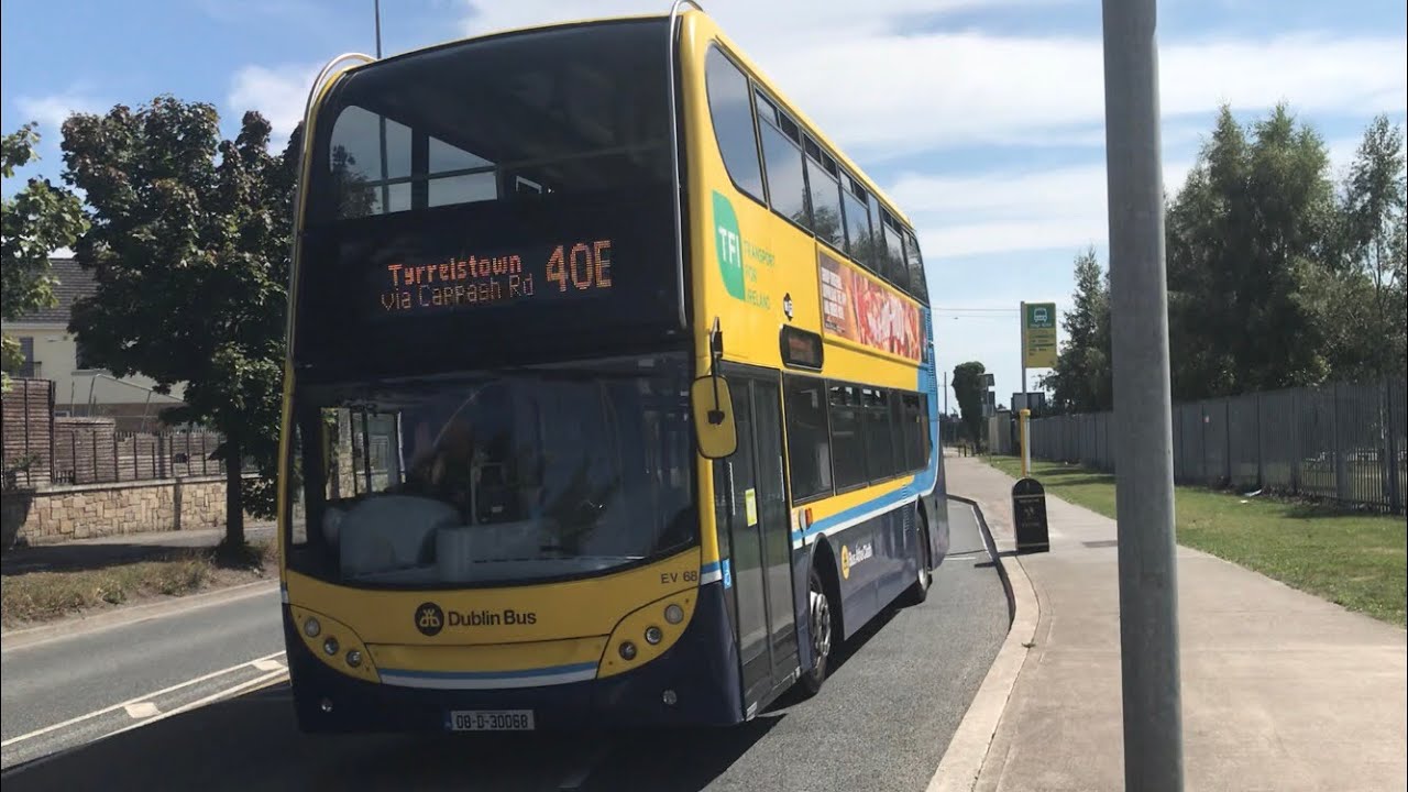 Dublin Bus | Route 40E to Tyrrelstown | Enviro 400 Volvo B9TL | EV68 ...