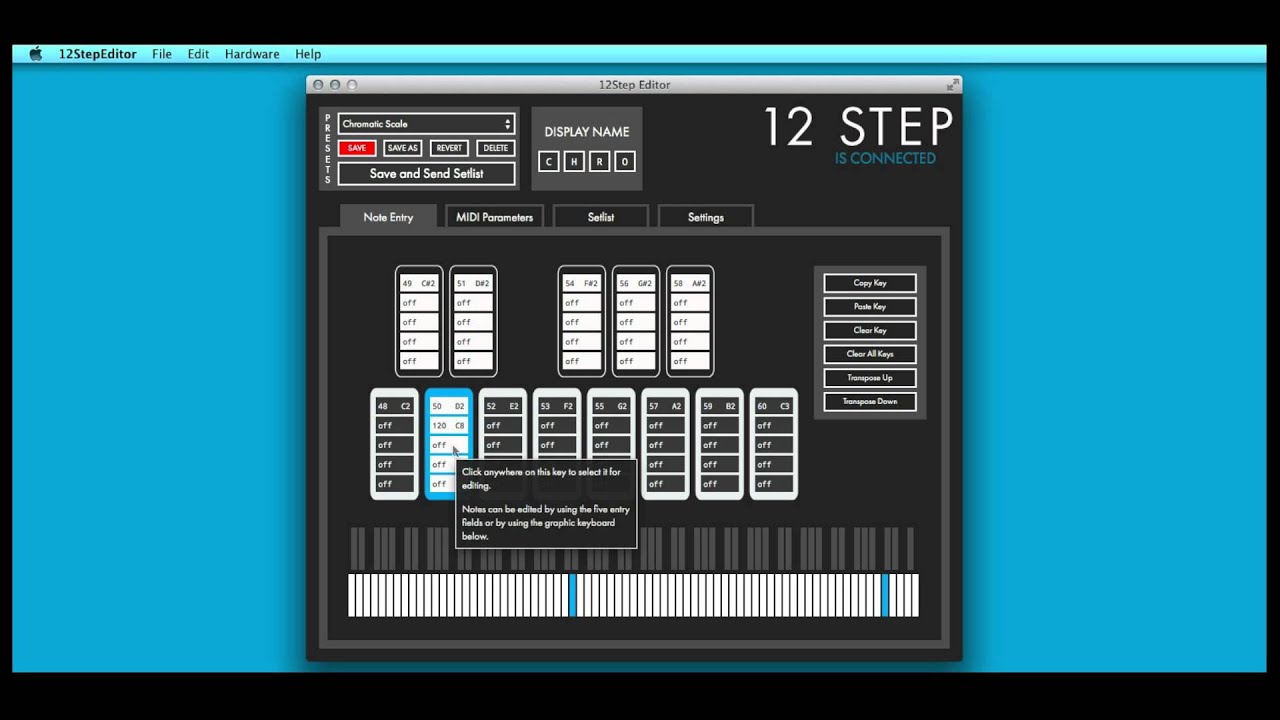12 Step Software Editor Version 2.0 Tutorial : Editing Keys - YouTube