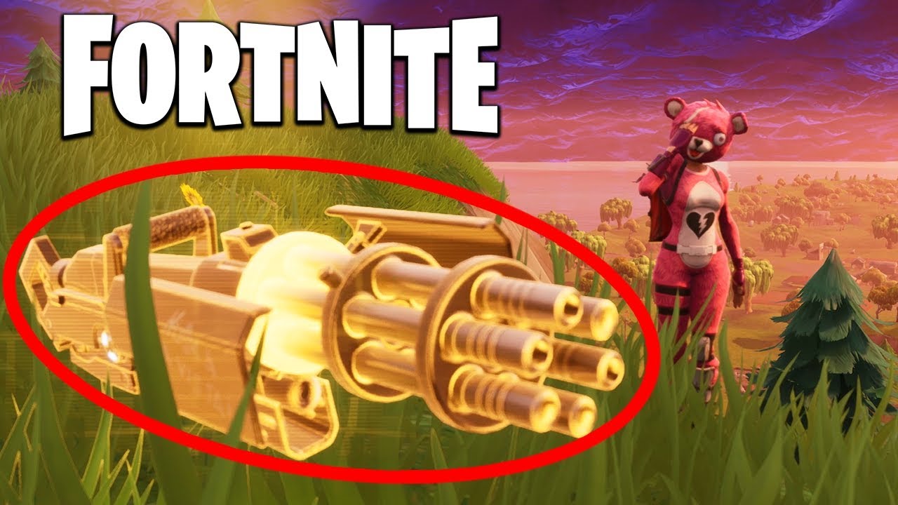 Win... but we can only use the FIRST GUN we find (Fortnite) - YouTube