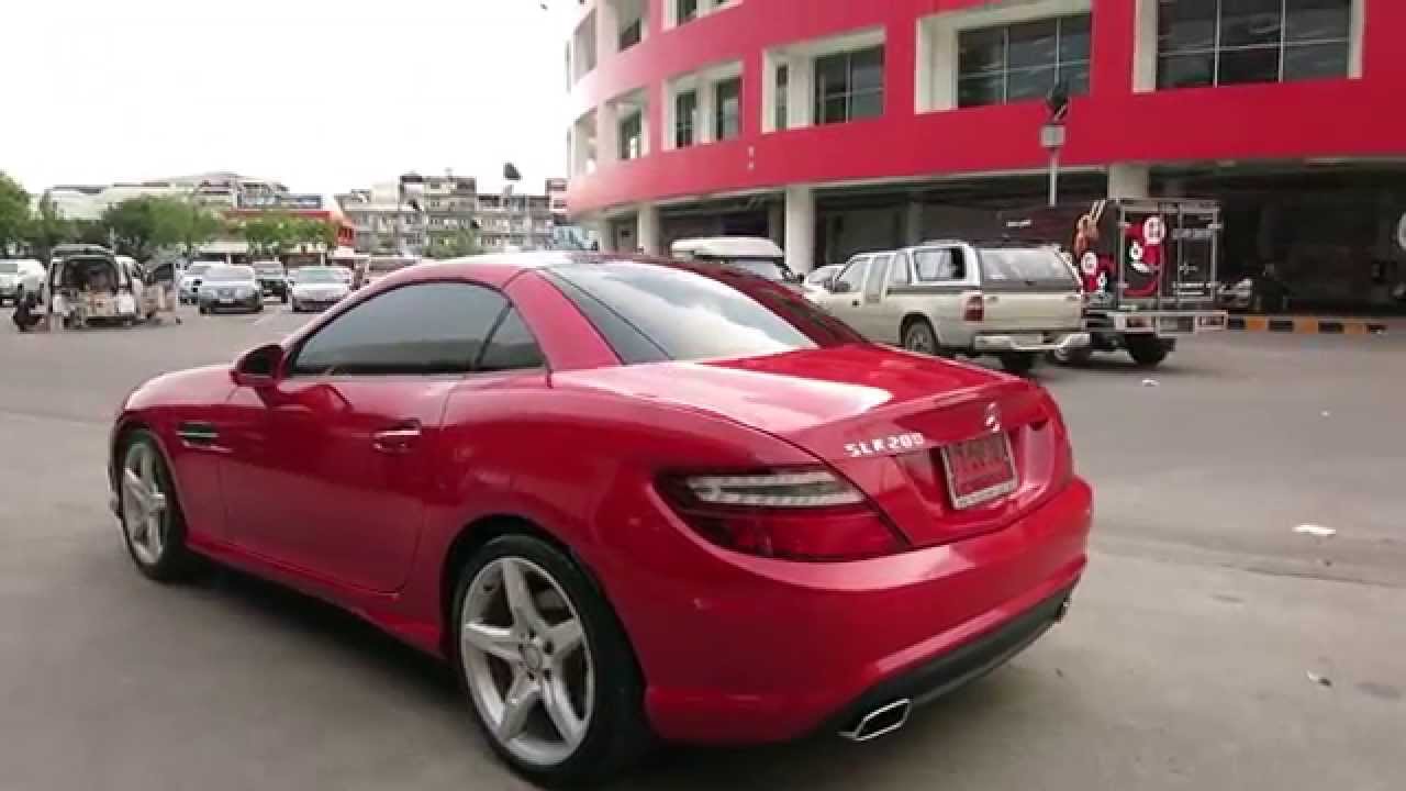 Glossy Red Mercedes-Benz SLK Wrapped by Tony Wrap Supercar Society ...