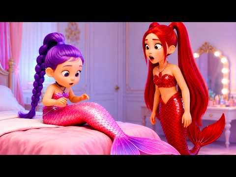 🧜‍♀️ Baby Rumi's Magical Transformation! She Became a Mermaid Just Like Mira 😱 #Rumi #shorts