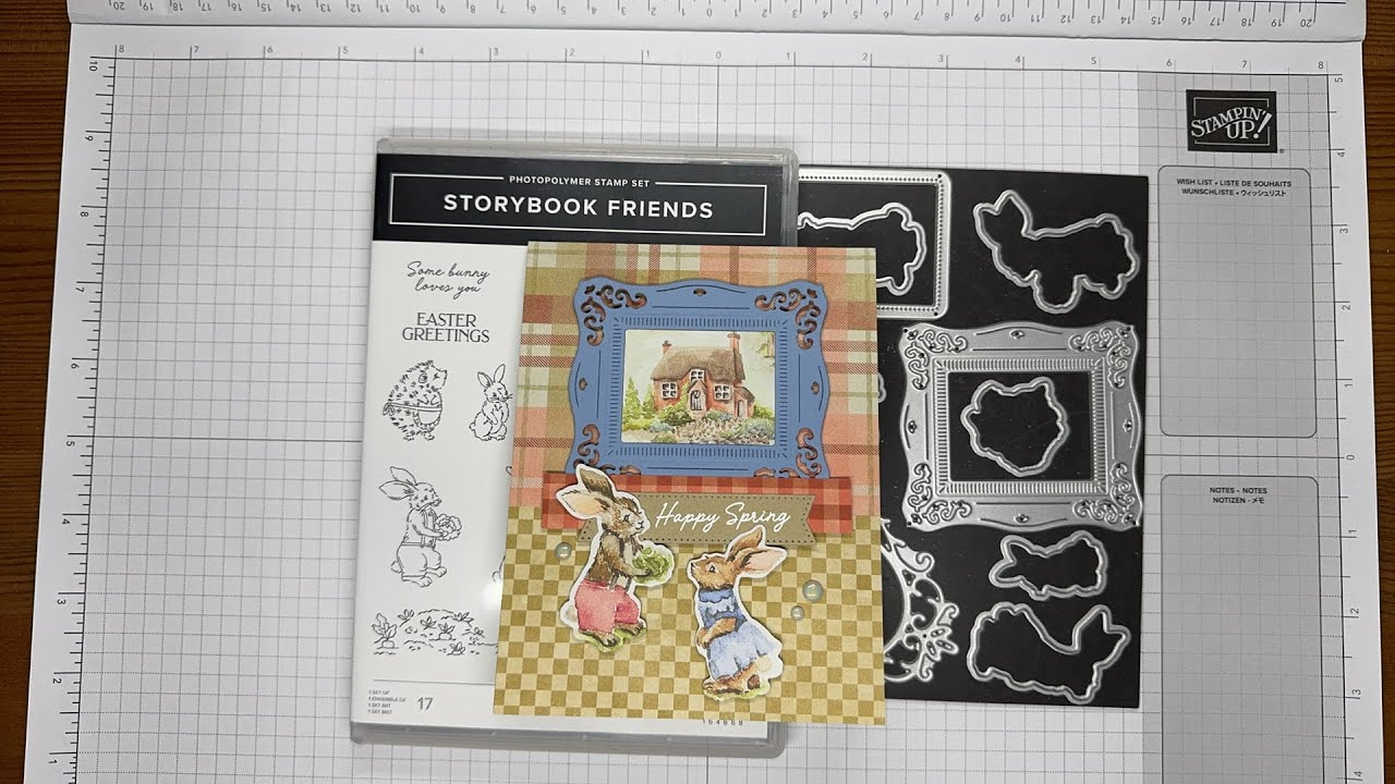 Stampin’ Up! Storybook Friends Hello Spring Card Tutorial #diy # ...