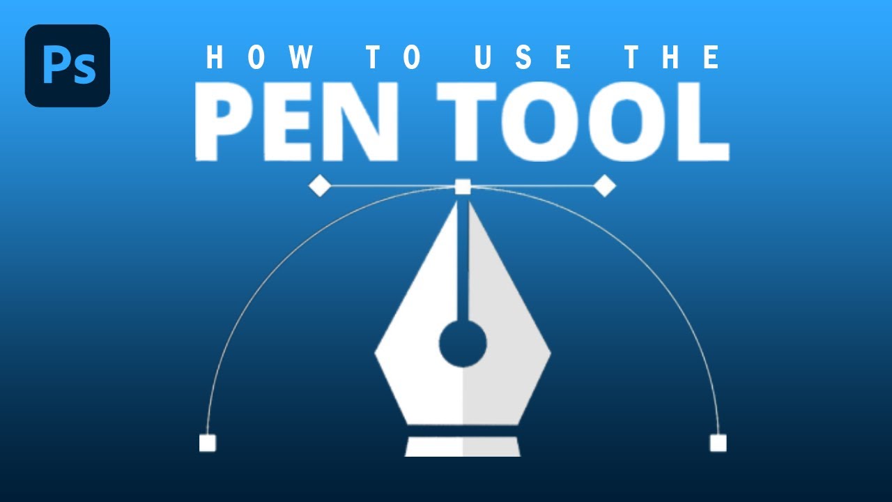How to Use the Pen Tool in Photoshop | Tracing a Shape using Pen Tool ...