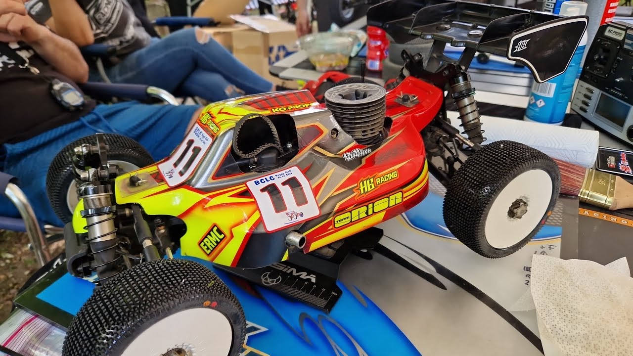 Buggy RC car racing in Gland 2023! RC car action with HB racing drivers ...
