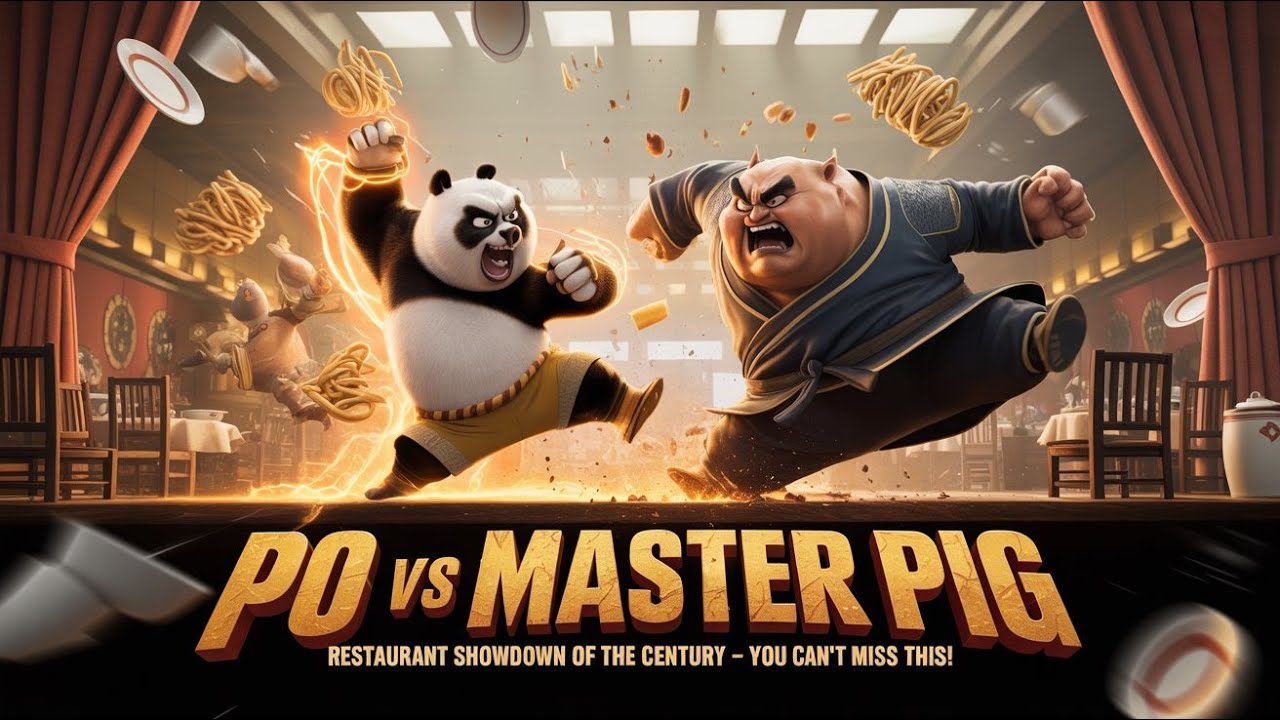 Po vs Master Pig – EPIC Kung Fu Showdown to Save the Restaurant! 🐼🔥 ...
