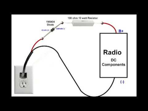 Replace Selenium Rectifier - Antique Radio - YouTube