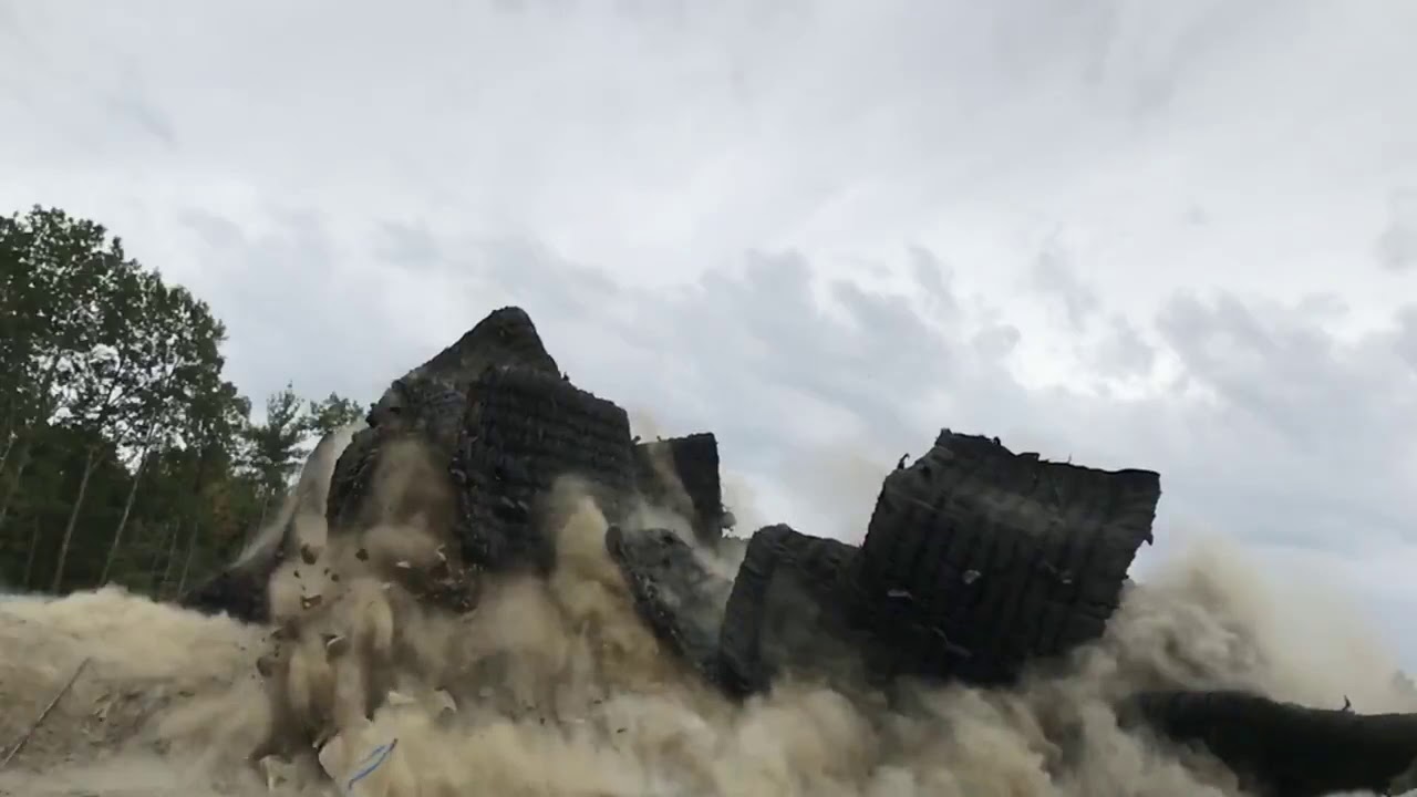 Boom Goes the Dynamite at Unitil’s Future Site Exeter, NH - YouTube