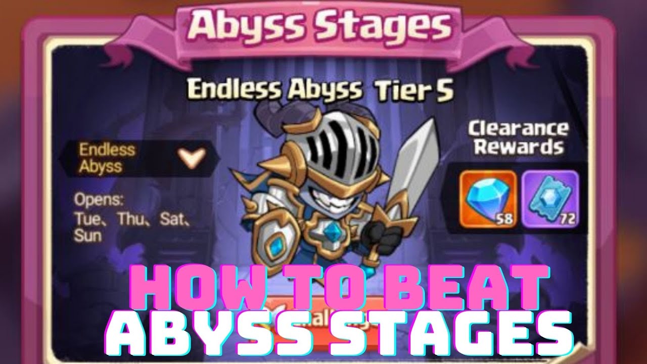 Rage Mage How to beat Abyss Stages | How to beat Abyss Bosses - YouTube