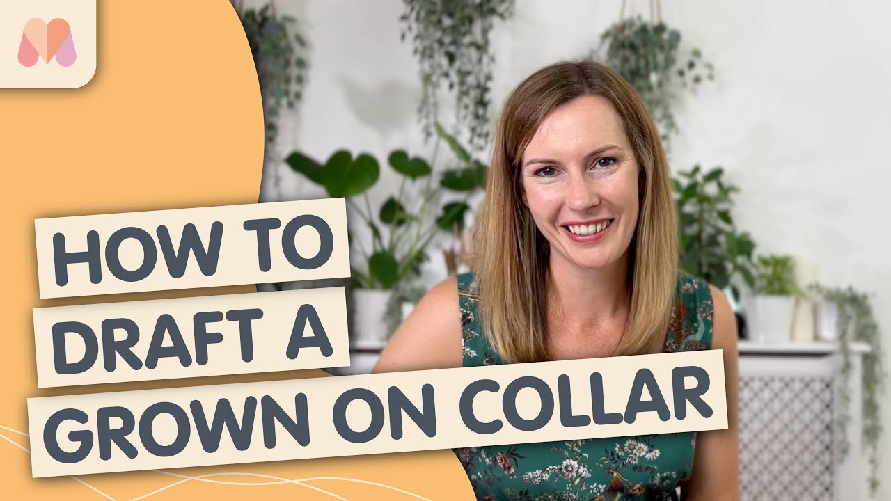 How to Pattern Draft | Tops | How to Draft a Grown on Collar - YouTube