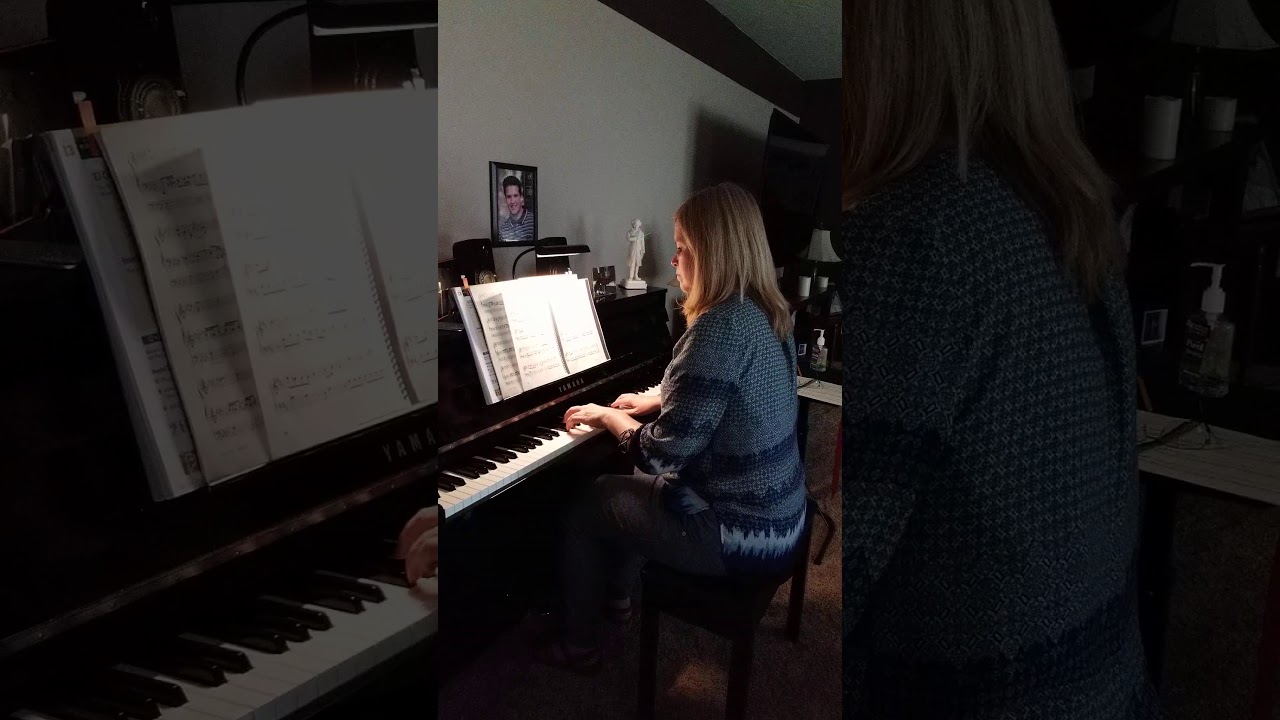 Lisa playing a simple Chopin on Yamaha NU1X - YouTube