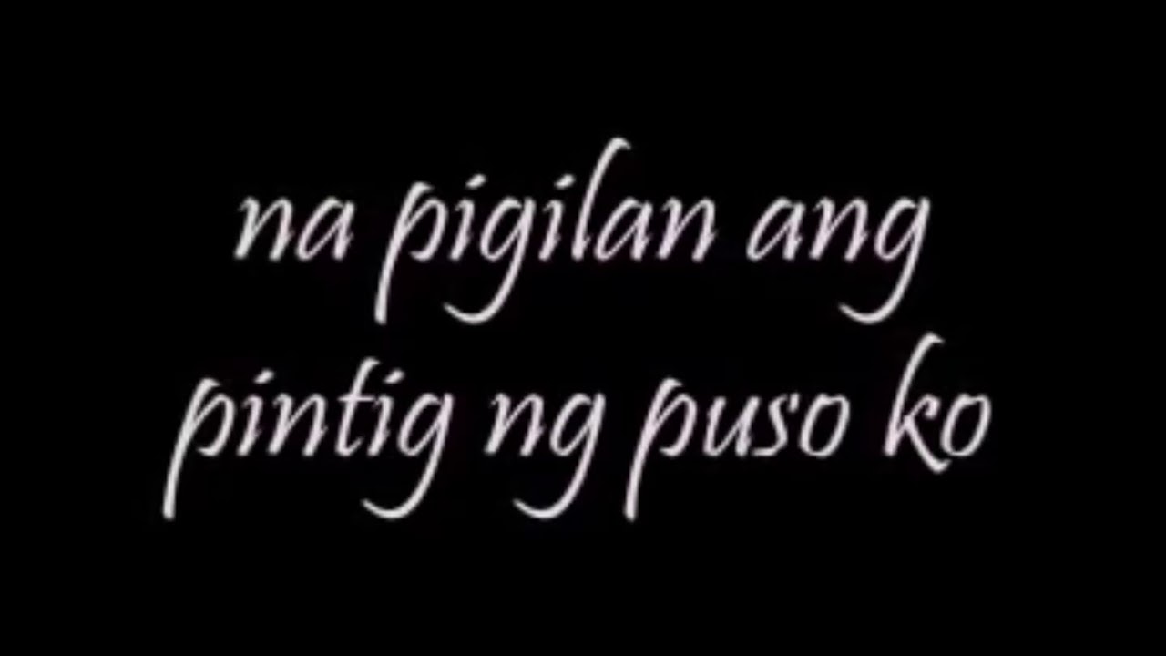 Nabihag mo part1-Curse one lyrics - YouTube