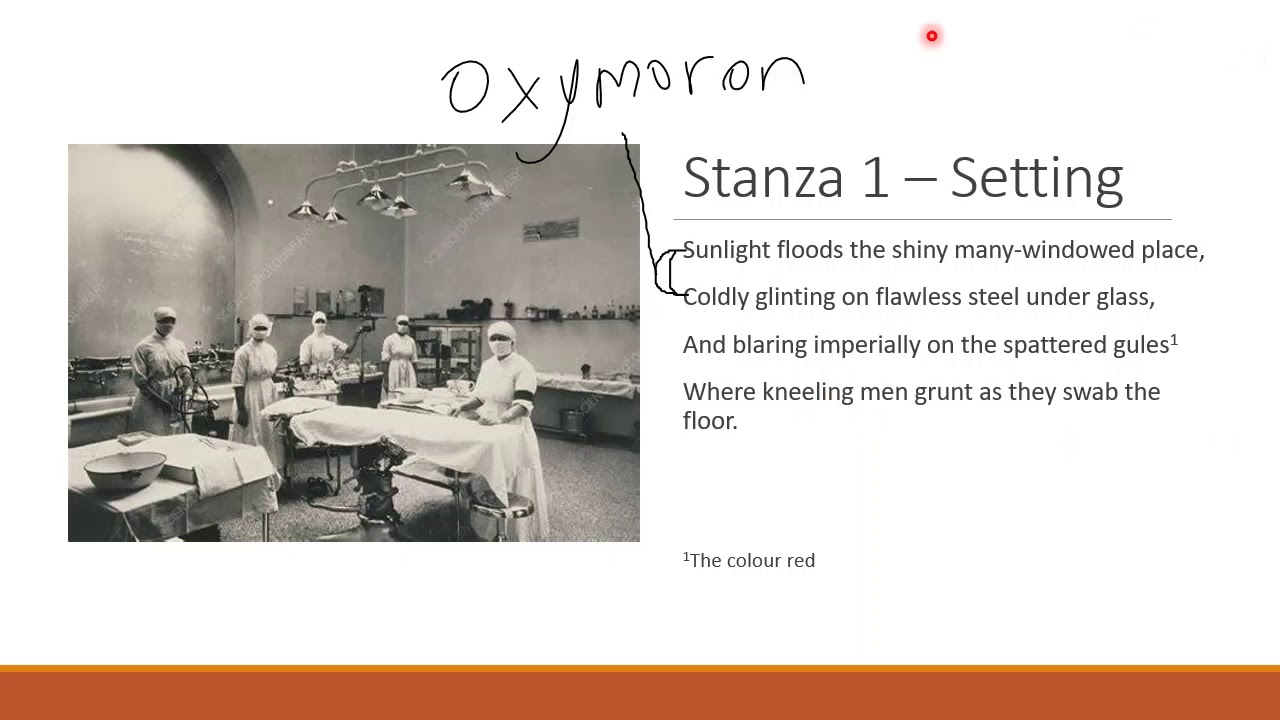 Selective Exam Poem Lesson: Operating Room - YouTube