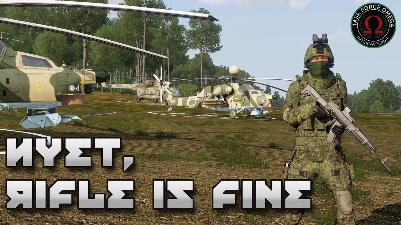 Arma 3 - Task Force Omega - Nyet, Rifle is fine - YouTube