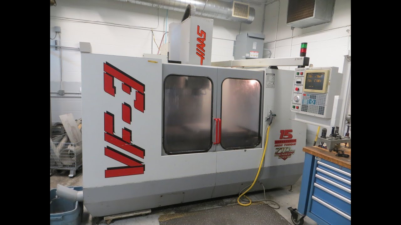 Haas VF 3 CNC Vertical Machining Center with Haas Rotary Table - XECNC