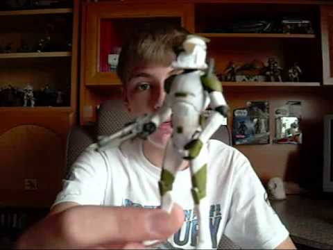 Clone Captain Lock The Clone Wars Hasbro Action Figure Review - YouTube