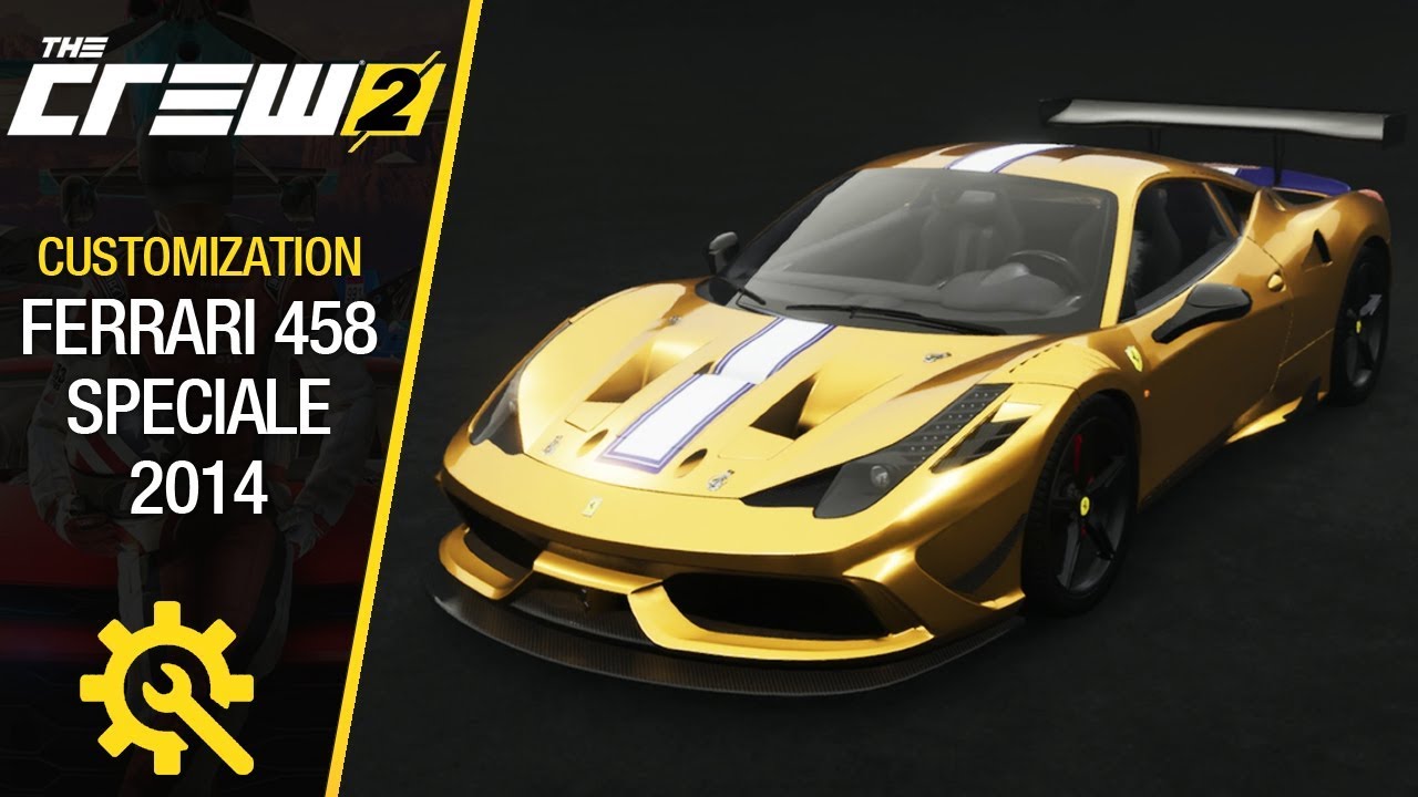 The Crew 2 - Customization: Ferrari 458 Speciale 2014 - YouTube