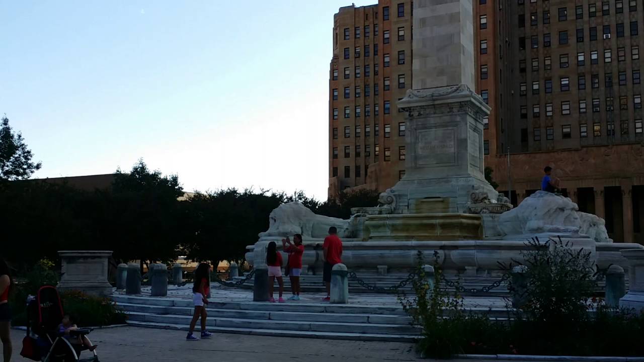 Niagara Square in Central Downtown Buffalo New York (Buffalo, NY) - YouTube