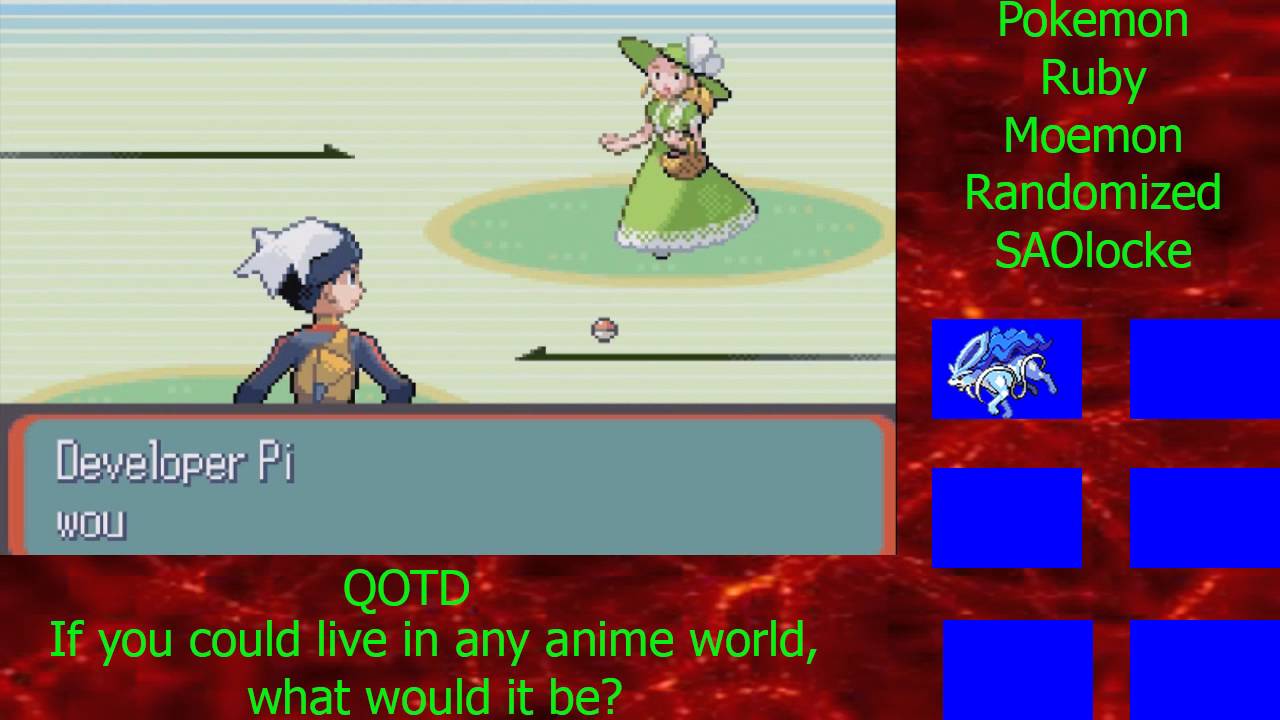Pokemon Ruby Moemon Randomized SAOlocke Ep.4: I Can't Catch Anything ...