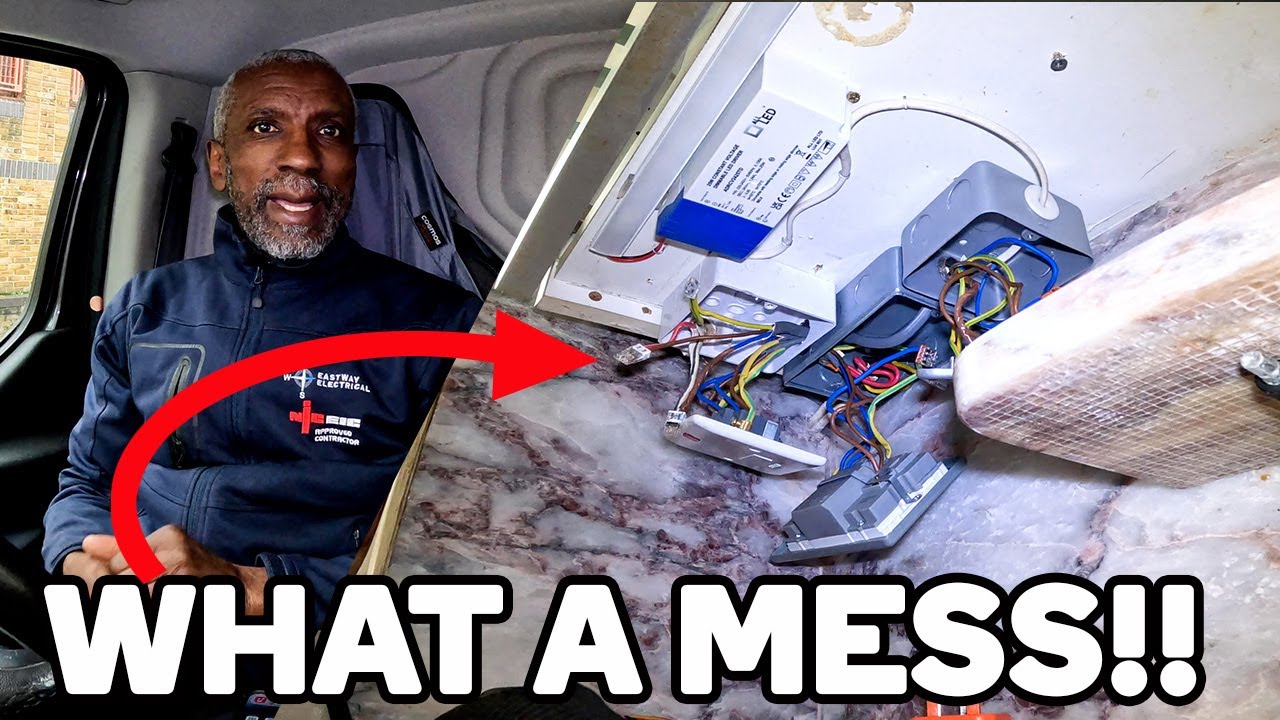 What A Mess! | Electrician In London Vlog - YouTube