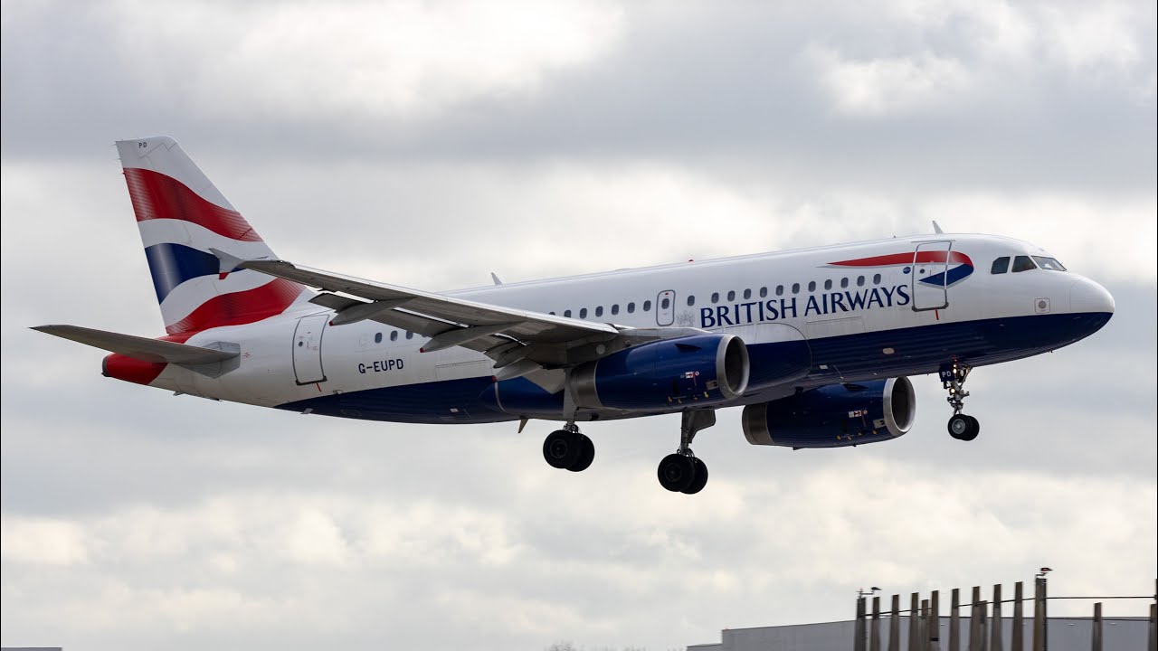 British Airways Shuttle SHT45R | Manchester - London City | Toliss A319 ...