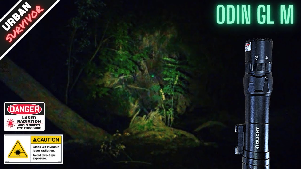 Olight ODIN GL M Weapon Mounted Green Laser Light Combo (M-LOK, Remote ...