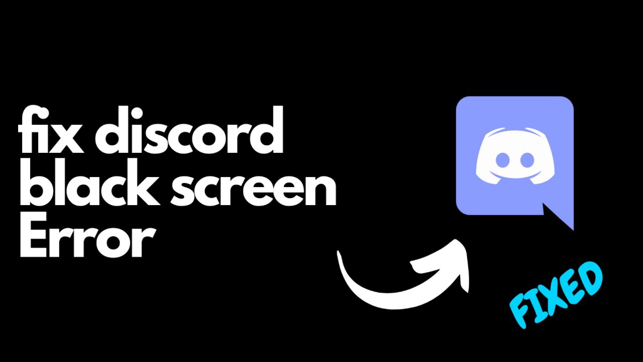 Fix Discord Black Screen Error |FIXED | 2023 - YouTube