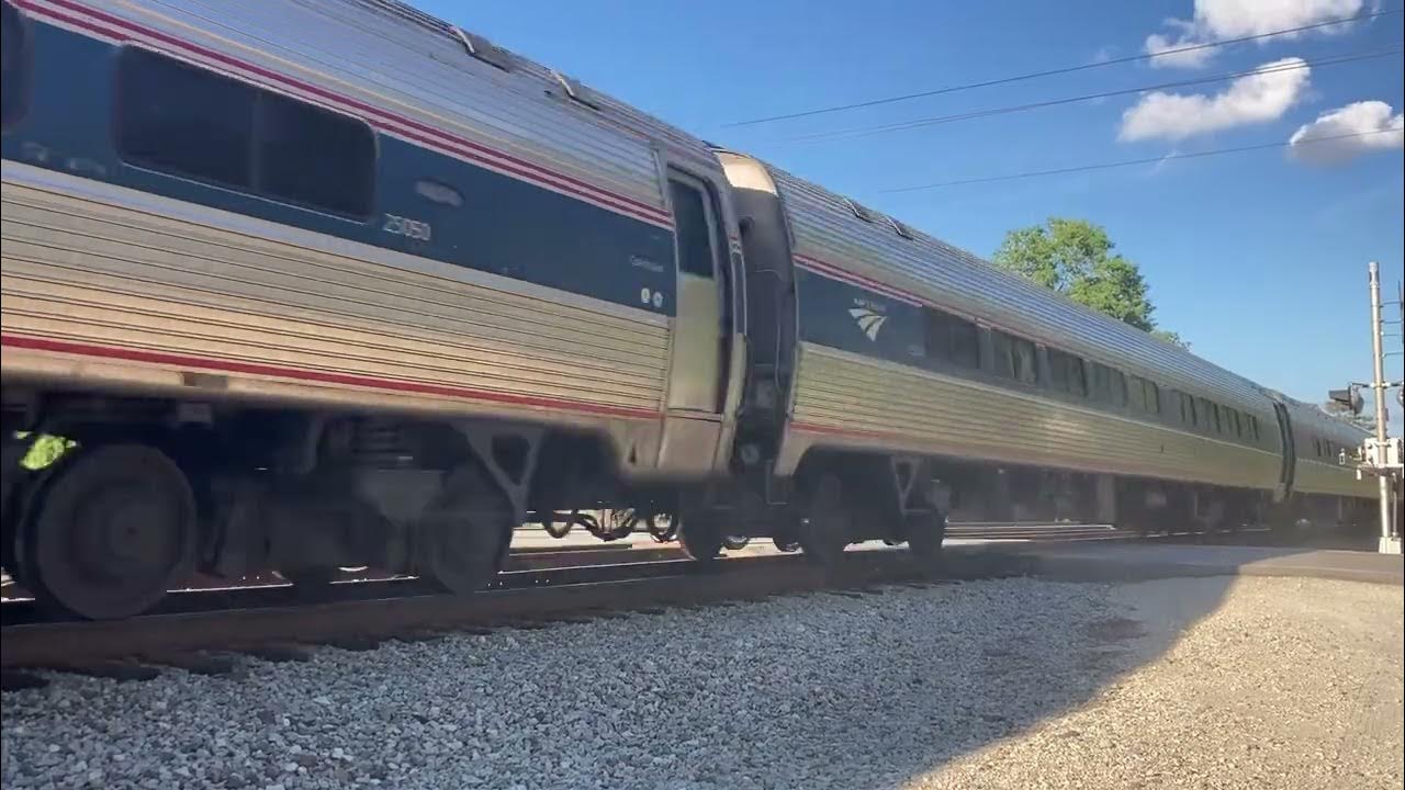 Amtrak P089 SB Engine 116 - YouTube