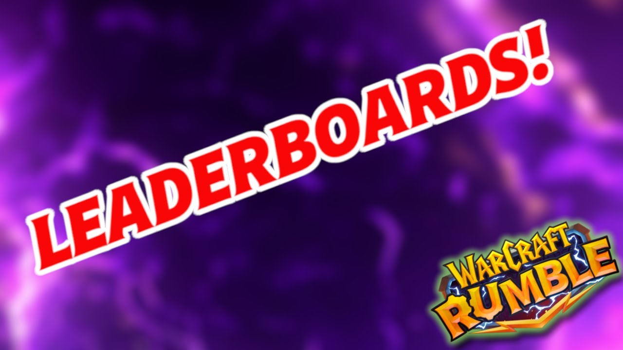 PVP Leak! Leaderboards next patch?!! Warcraft Rumble! - YouTube