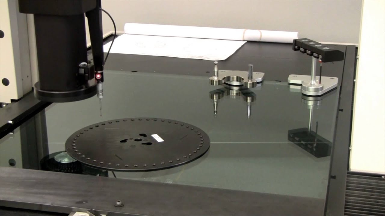 Lewis Plastics Micro-Vu CMM/VMM Demo - YouTube