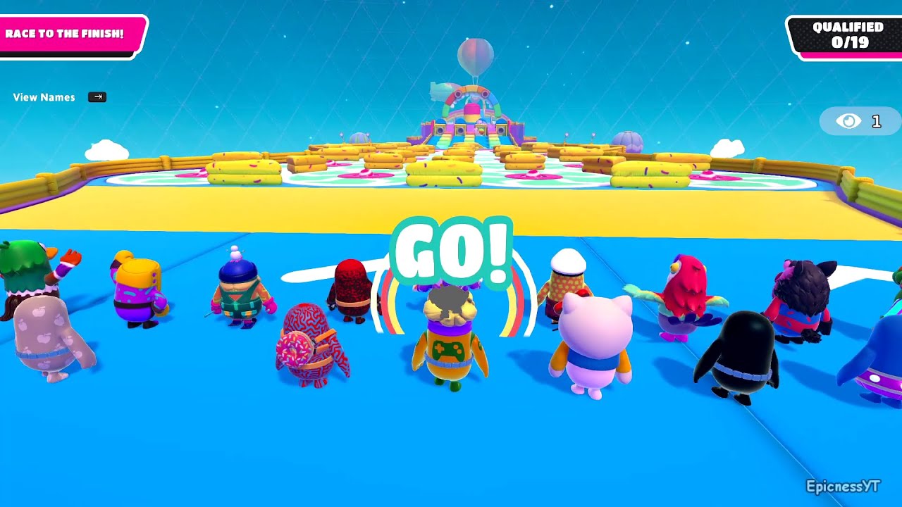 FALL GUYS SEASON 4 - Old Map Gold Medal DIZZY HEIGHTS - Gameplay Part ...