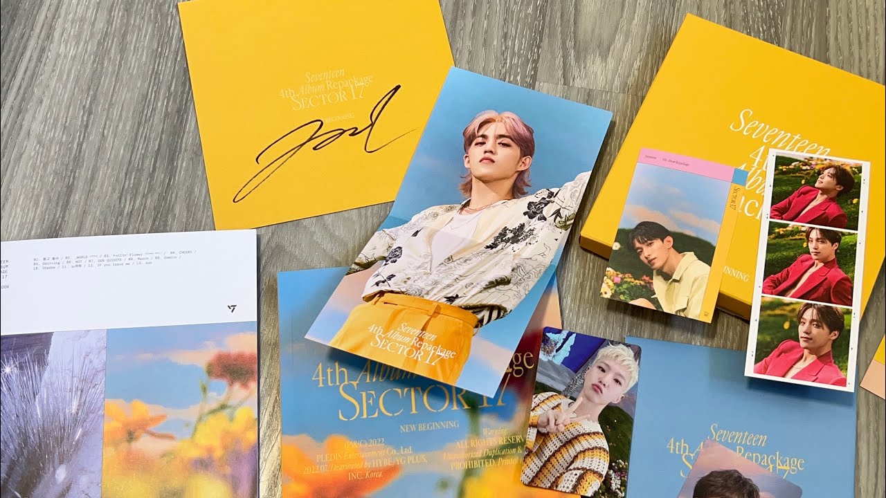 💎 Unboxing signed Sector 17 ‘New Beginning’ album (US version) — from ...